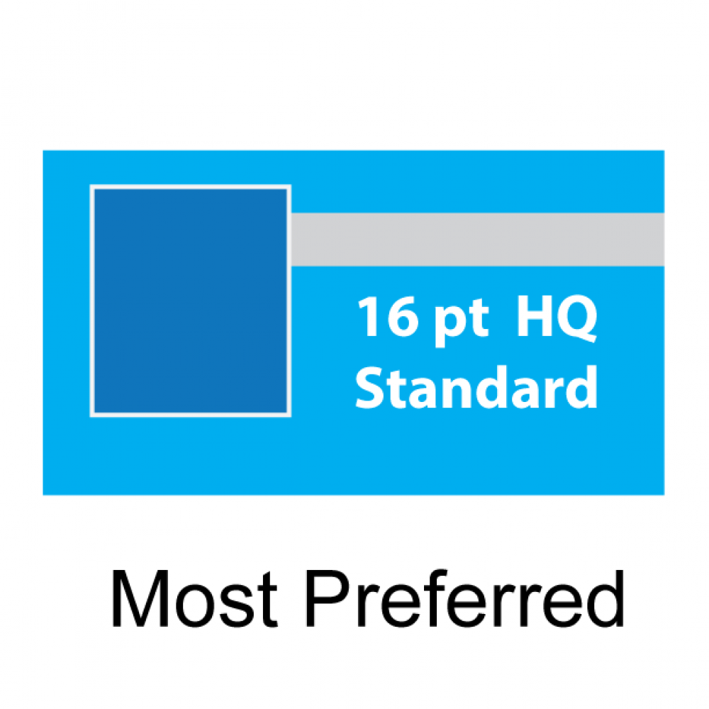 Make a Statement with 16 pt Standard HQ Business Cards