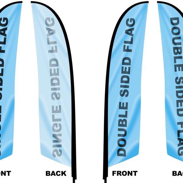 Feather Angled FlagFlag Poles | Print Texan