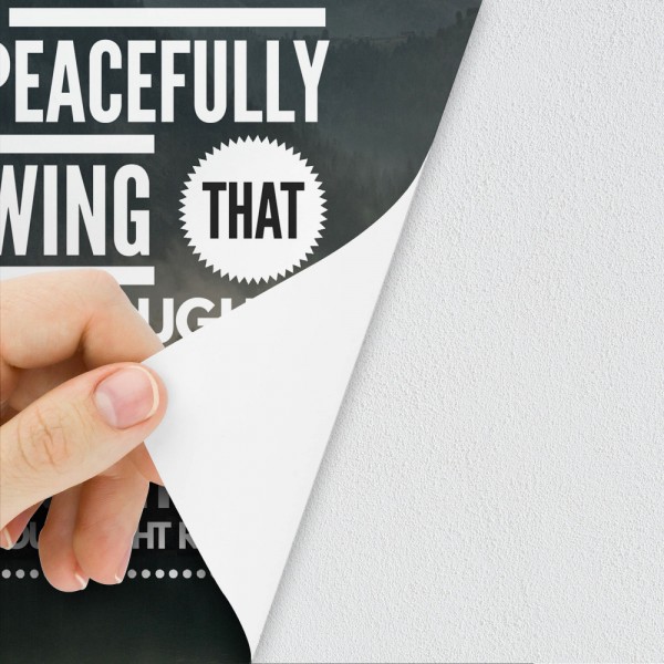 Adhesive Vinyl Signs : Wall Fabric Adhesive Decorating Solution ...